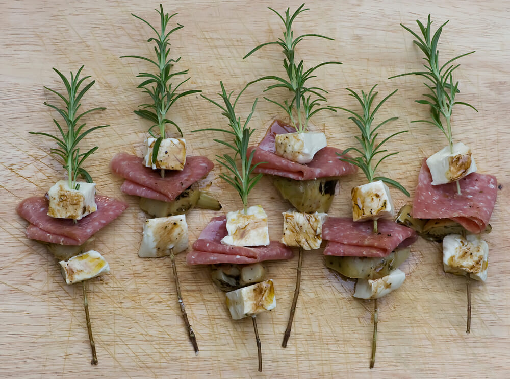 Rosemary Skewers - Framed Cooks