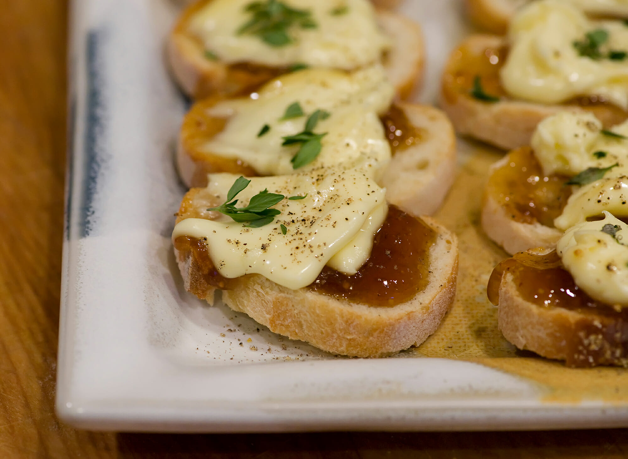 Fig Jam and Cheese Bites - Framed Cooks
