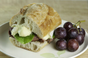 Roast Beef and Brie Sandwiches - Framed Cooks
