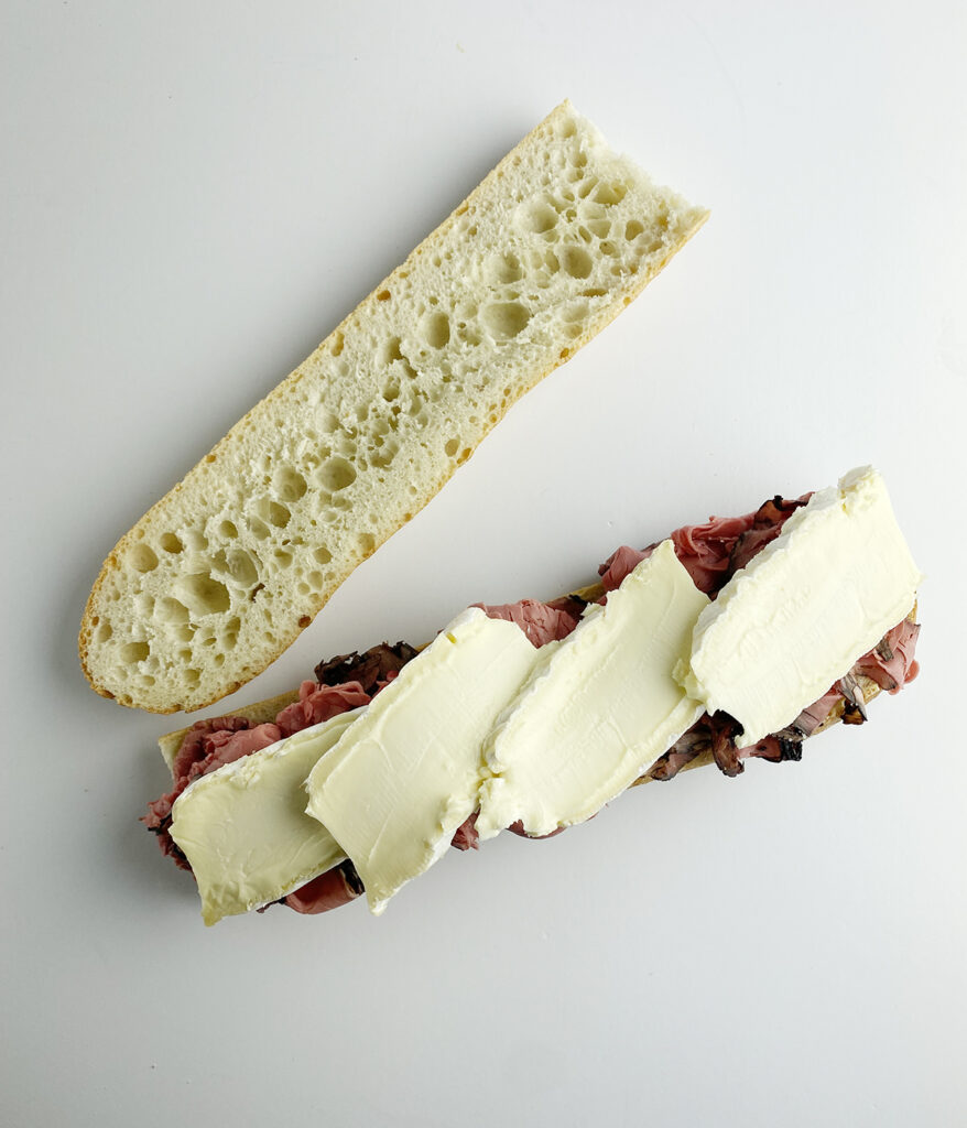 Roast Beef and Brie Sandwiches - Framed Cooks