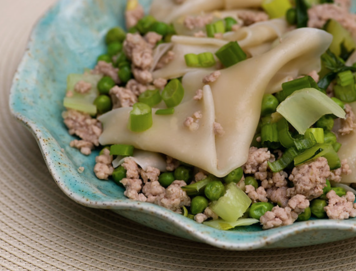 Inside Out Pork Dumplings - Framed Cooks