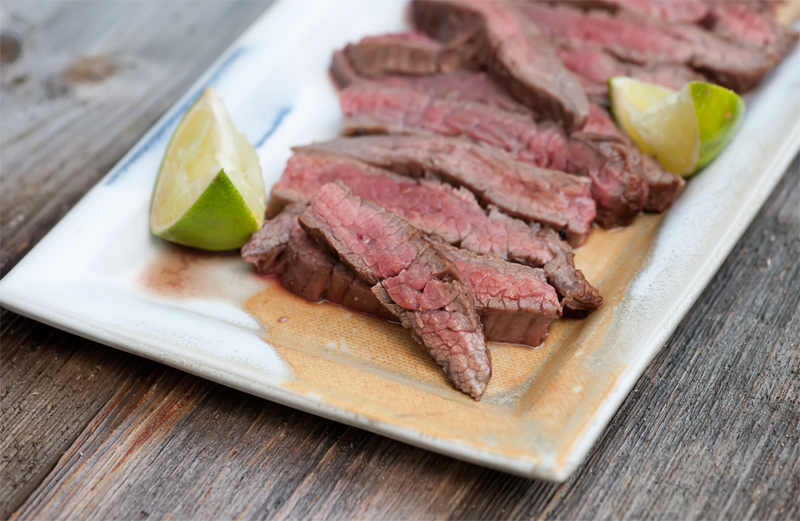 Lime and Ginger Steak - Framed Cooks