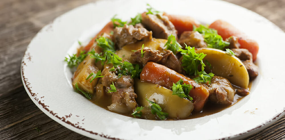 Veal Stew with Apples - Framed Cooks