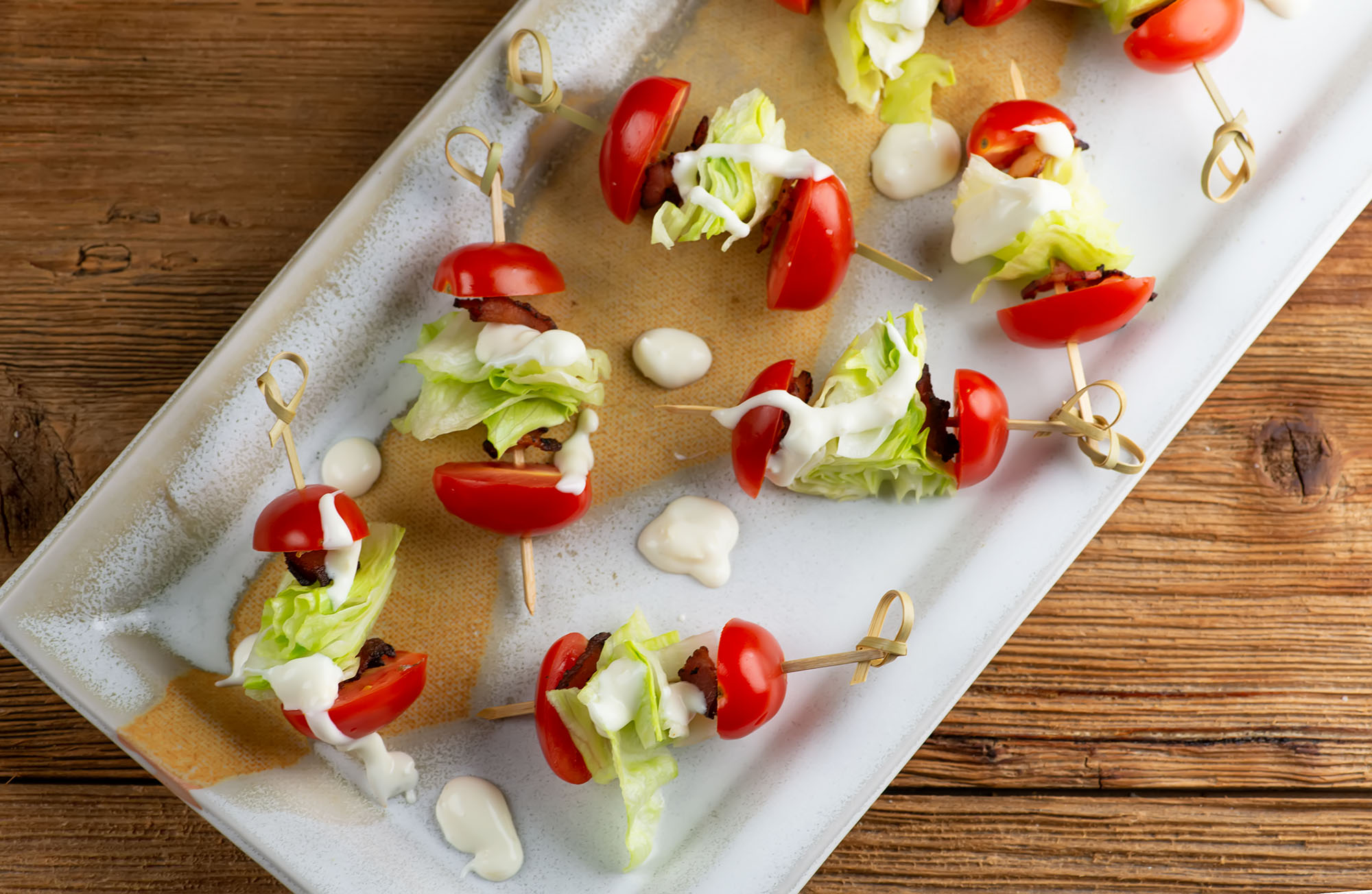 Wedge Salad Bites - Framed Cooks