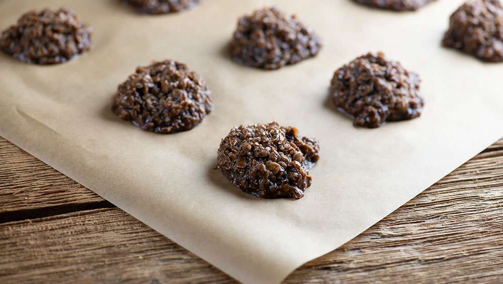 No Bake Chocolate Haystack Cookies - Framed Cooks
