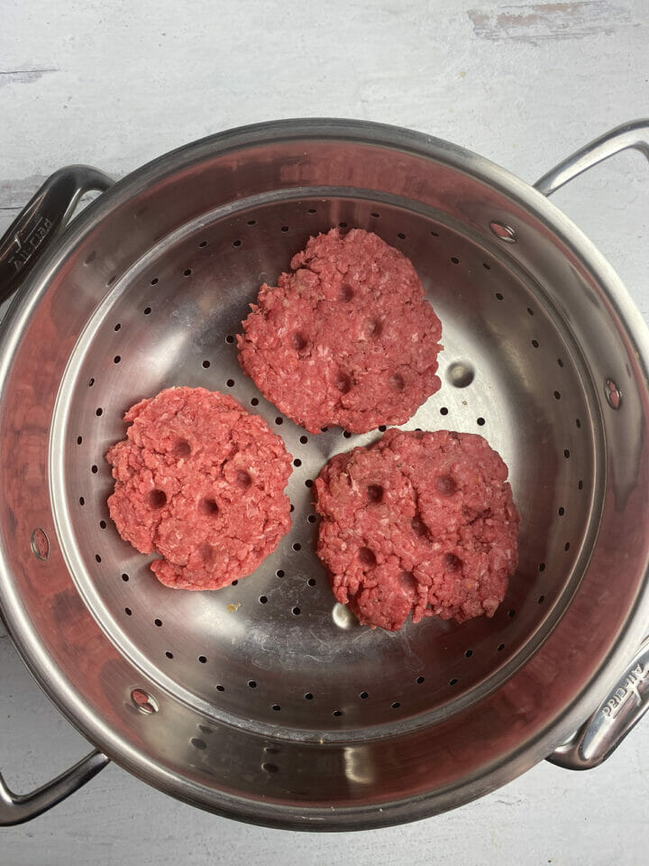 Steamed Cheeseburgers - Framed Cooks