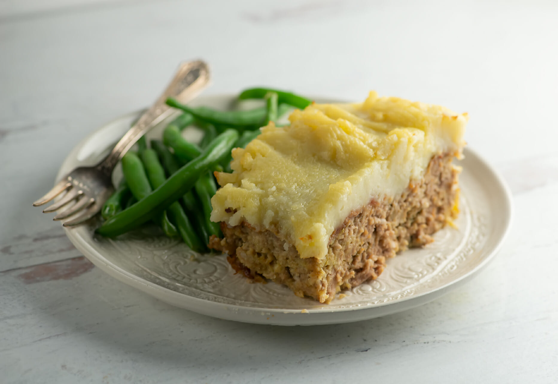 Mashed Potato Meatloaf - Framed Cooks