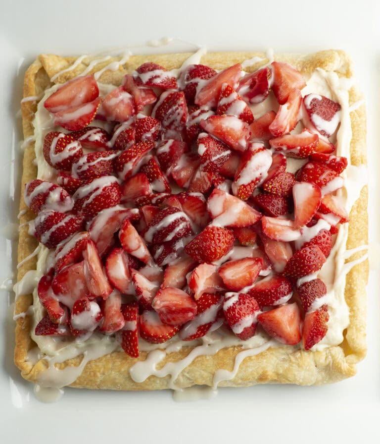 Strawberry Cheesecake Tart: Easy Six Ingredient Recipe - Framed Cooks